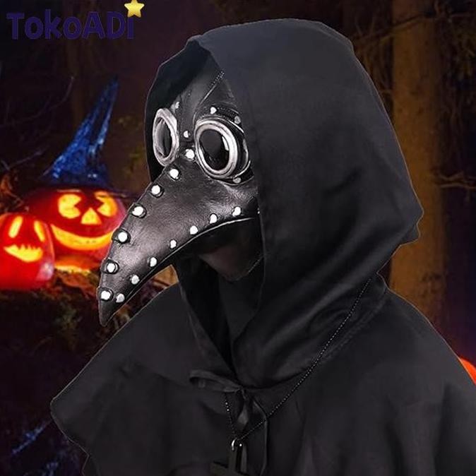 Jual KAORU- Universal Topeng Burung Latex Plague Bird Doctor Mask untuk ...