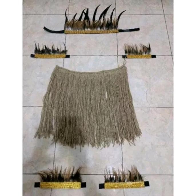 Jual ROK ADAT PAPUA RUMBAI GONI DAN AKSESORIS UNTUK ANAK DAN DEWASA ...