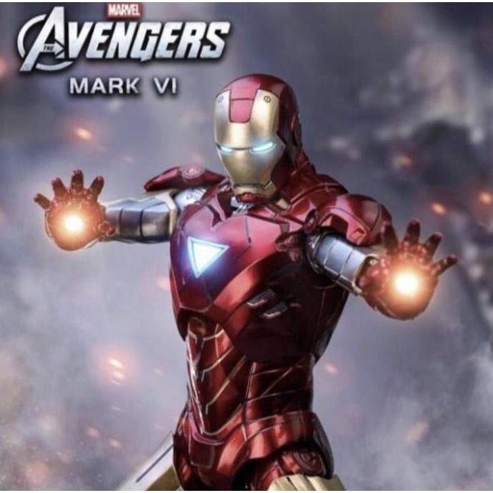 Jual Zd Toys Original Iron Man Mark Vi Ironman Mark 6 Mk 6 Mk Vi ...