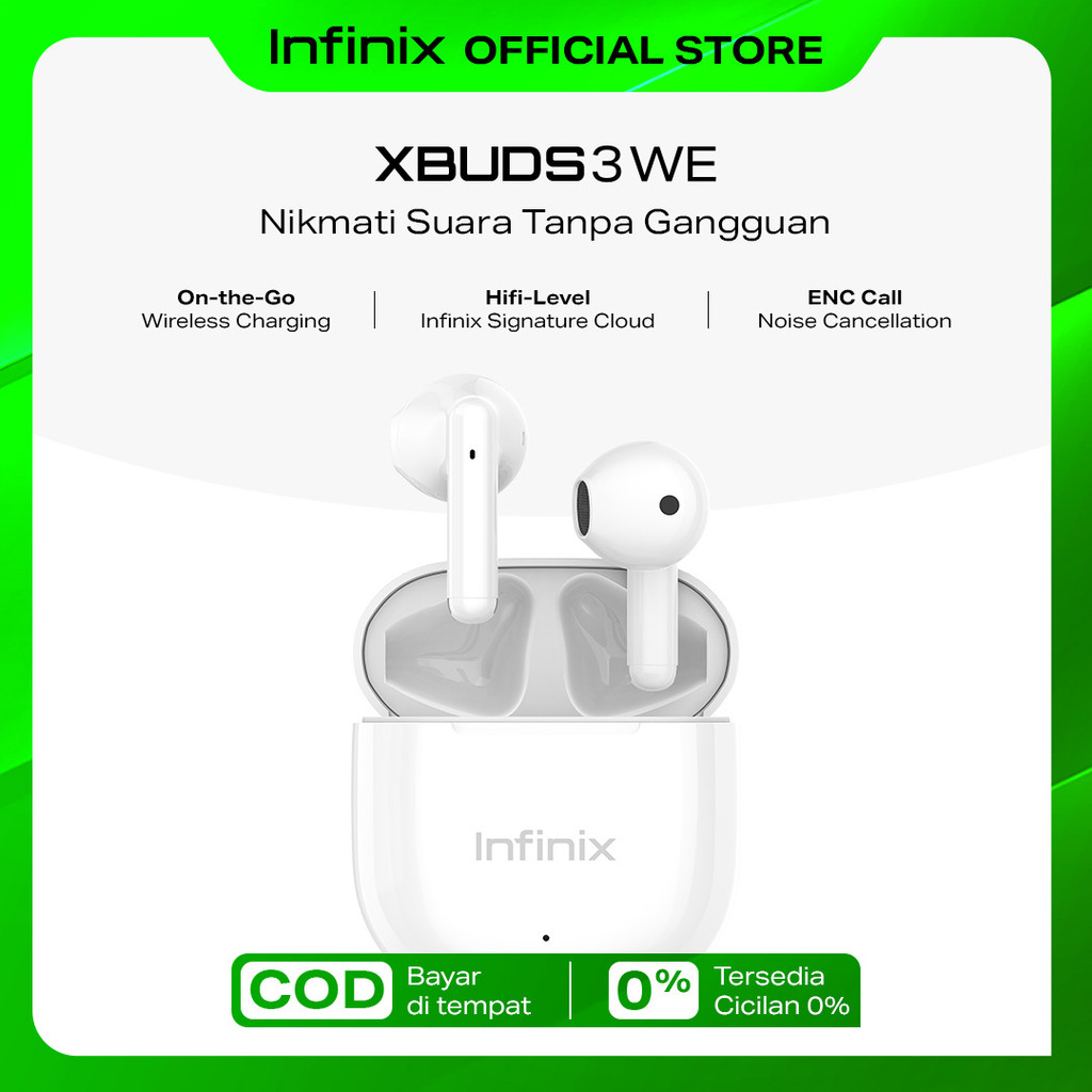 Jual Infinix TWS XBuds 3 WE- XE 29 - Free Wireless Charge - 28 Hours ...