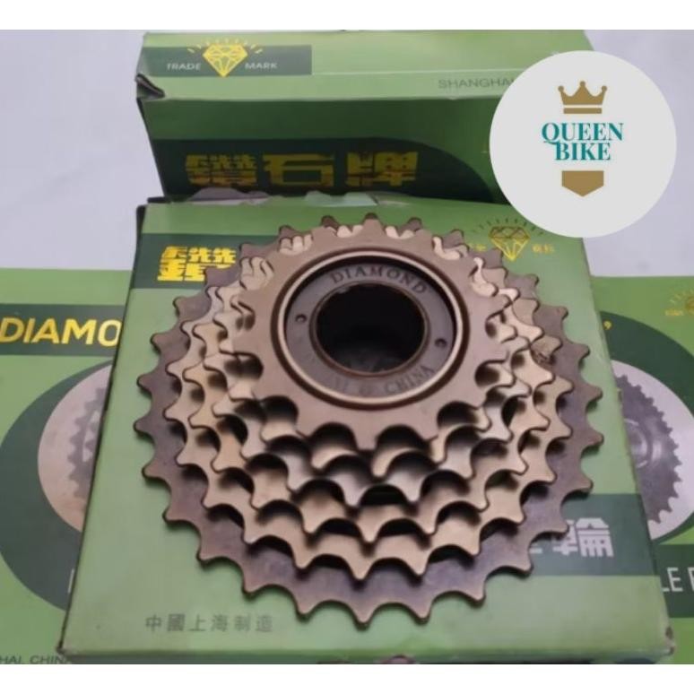 Jual Zai-2530 Th-23 Freewheel Sproket Sepeda Gir Ger Susun Tumpuk ...