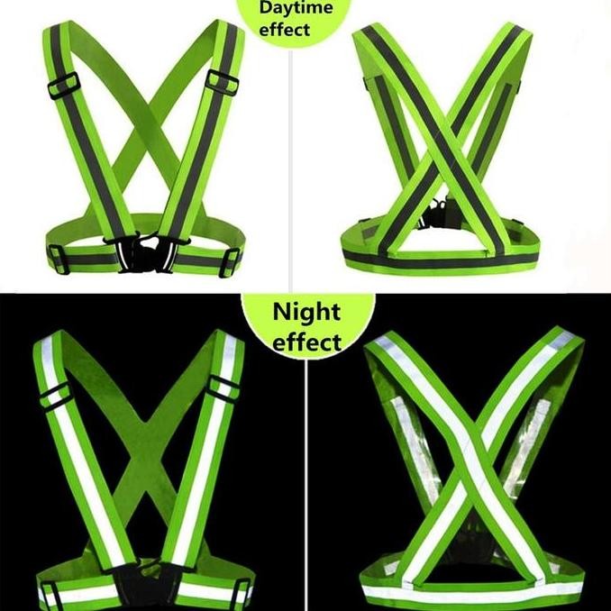 Jual Rompi V Safety Tali Sabuk Keselamatan Led Reflective Vest Allshop ...