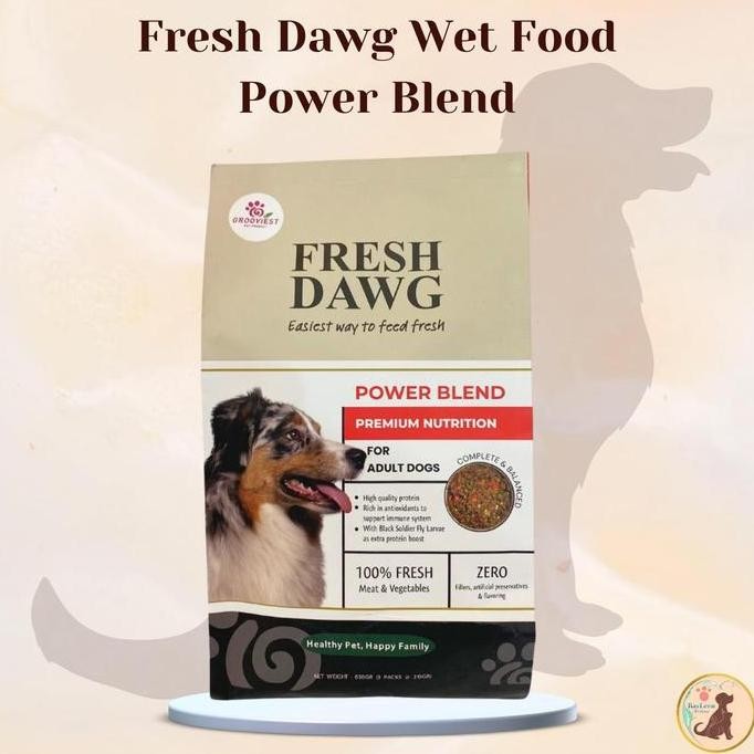 Jual BEBAS ONGKIR - Grooviest Power Blend Fresh Dawg Cooked Food for ...