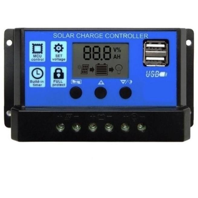 Jual Pengontrol Charge Aki / Controller Solar Panel 20A SH-20-SPC ...