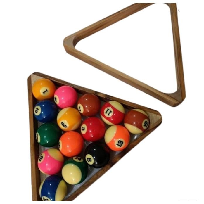 Jual [Kecil Kayu Segitiga Billiard / Segitiga Billiard Kayu / Segitiga ...
