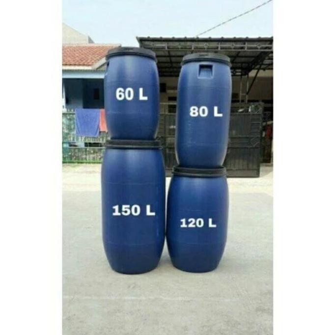 Jual Tong Sampah Aesthetic 120L Tong Biru / Tong Sampah / Gentong Air ...