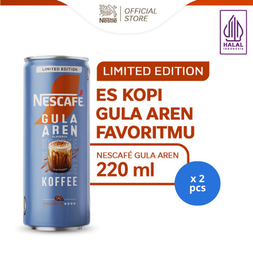Jual NESCAFE Gula Aren Can 220ml x 2 pcs | Shopee Indonesia