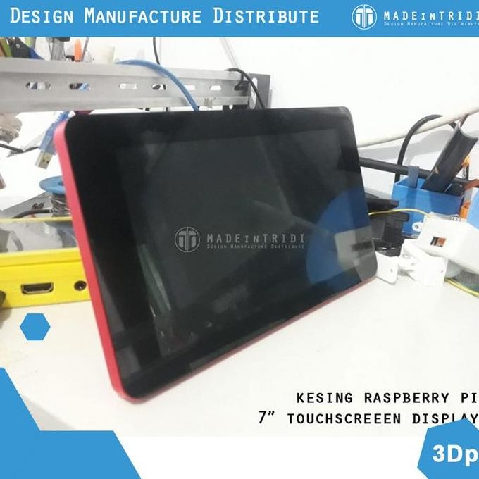 Jual MADEINTIRDI KESING RASPBERRY PI 3 PI 4 DISPLAY 7 INCH TOUCHSCREEN ...