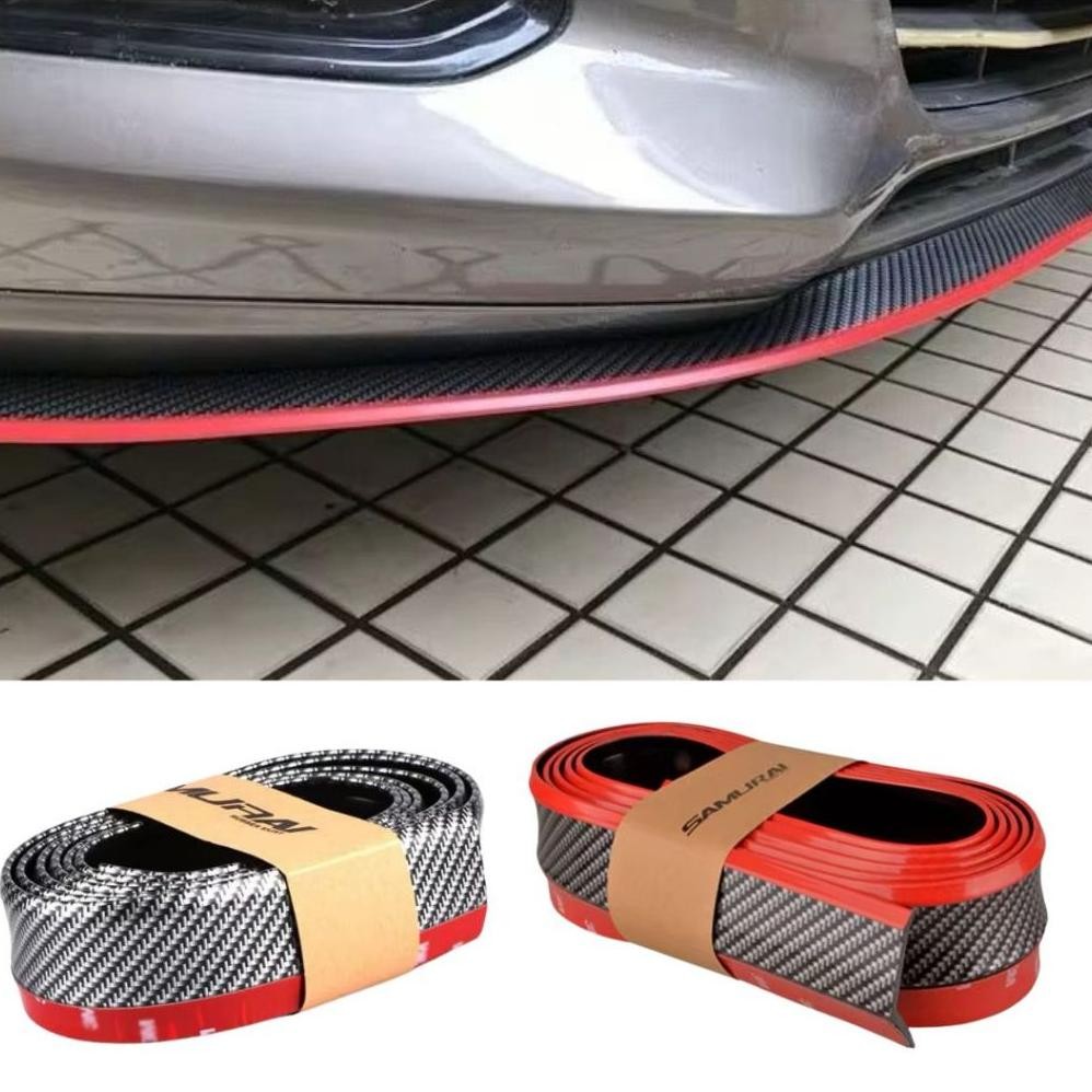Jual LIPS BUMPER MOBIL WARNA CARBON HITAM SAMURAI UNIVERSAL LIST BUMPER ...