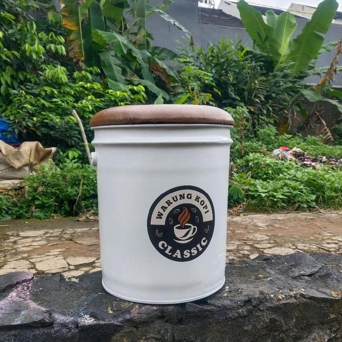 Jual BANGKU/KURSI CAFE/ KURSI TONG/ KURSI BULAT Furniture MS | Shopee ...