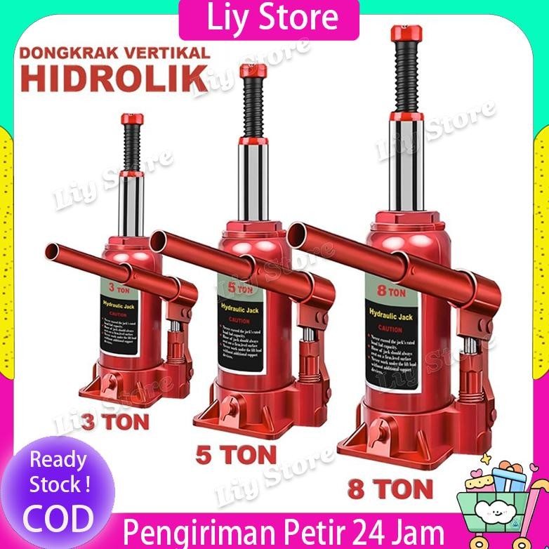 Jual 2/3/5 Ton Dongkrak Botol Hidrolik Pengangkat Beban Berkualitas ...