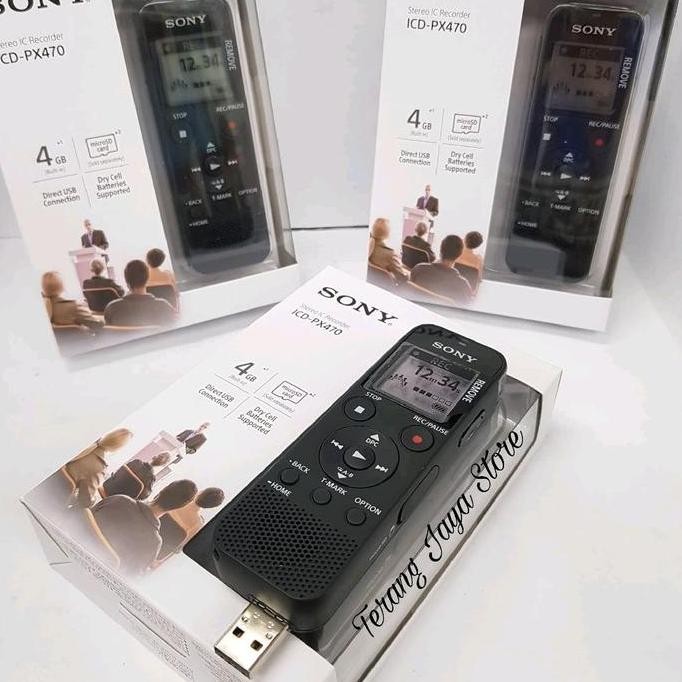 Jual Voice Recorder Sony Icd-Px470 Perekam Suara Sony Icd Px 470 ...