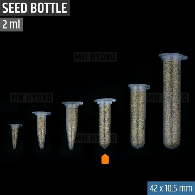 Jual @#@#@#] 10 pcs Botol Benih Plastik / Plastic Seed Bottle - 2 ml ...