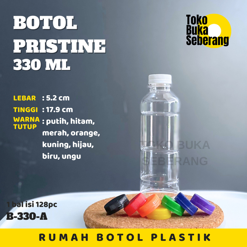 Jual Botol Plastik 330ml SN / Botol pristine / Botol foodgrade / Botol ...