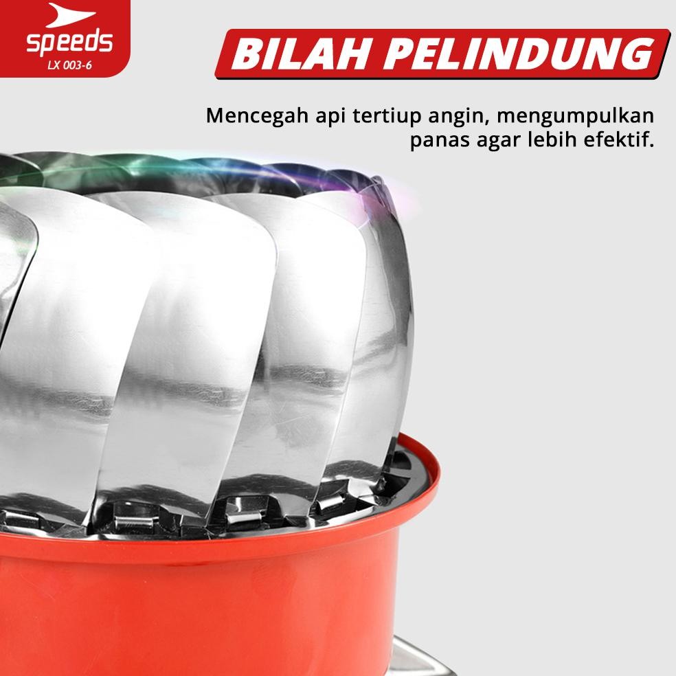 Jual Baru SPEEDS Kompor Camping Gas Alat Masak Mini Model Bunga ...