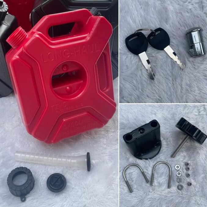 Jual Jerigen 3 Liter 5 Liter Motor Touring Adventure Jerry Can Platic ...