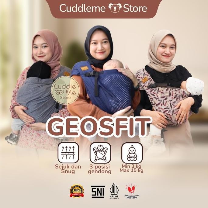 Jual Cuddleme Gendongan Instan Aman Geosfit Air & Sporty Gendongan Bayi ...