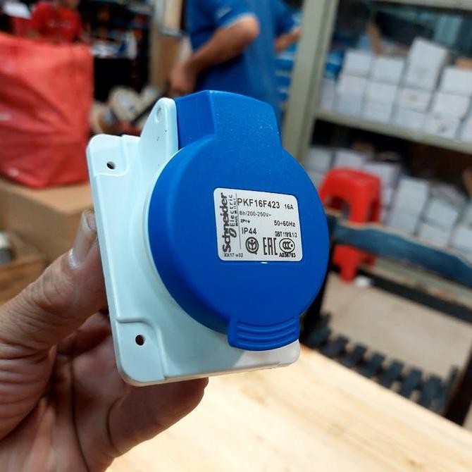 Jual female panel schneider 16a 1p 3pin ip44 kode PKF16F423 | Shopee ...