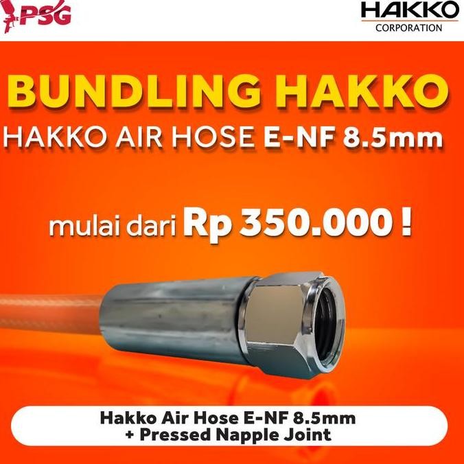 Jual Promo Paket Bundling Hakko Air Hose : E-Nf 8.5 + Pressed Napple ...