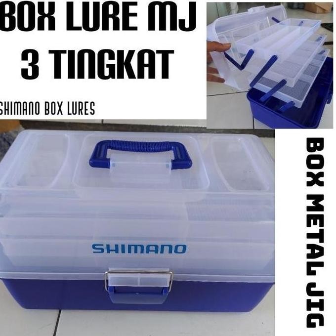 Jual alat pancing"" BOX METAL JIG LURE SHIMANO, TEMPAT PENYIMPANAN ...