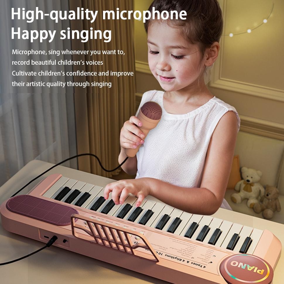 Jual Mainan Piano Anak Elektronik 61/37 Keys Digital Elektronik Piano ...