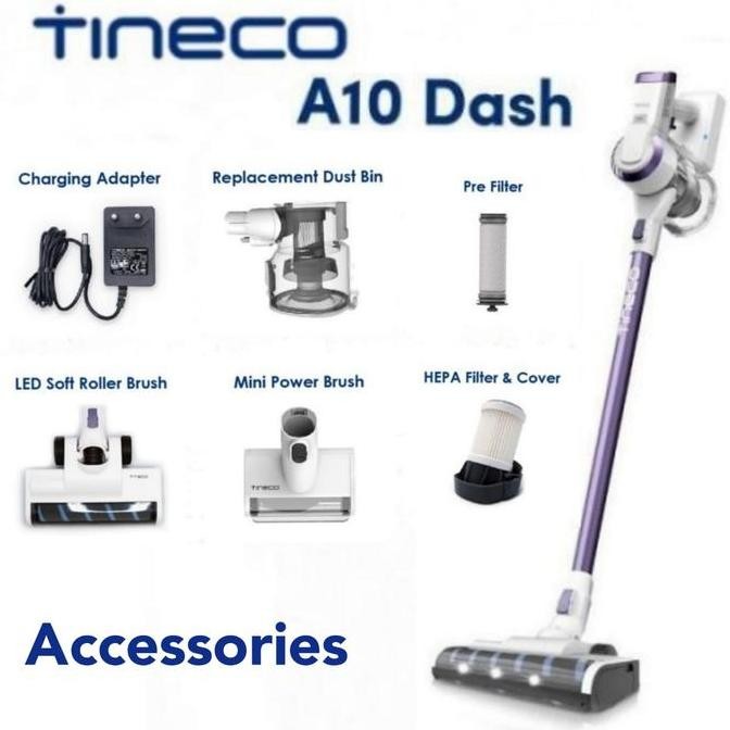 Jual BEBAS ONGKIR - Tineco A0 Dash Led Soft Roller Brush Adaptor Mini ...