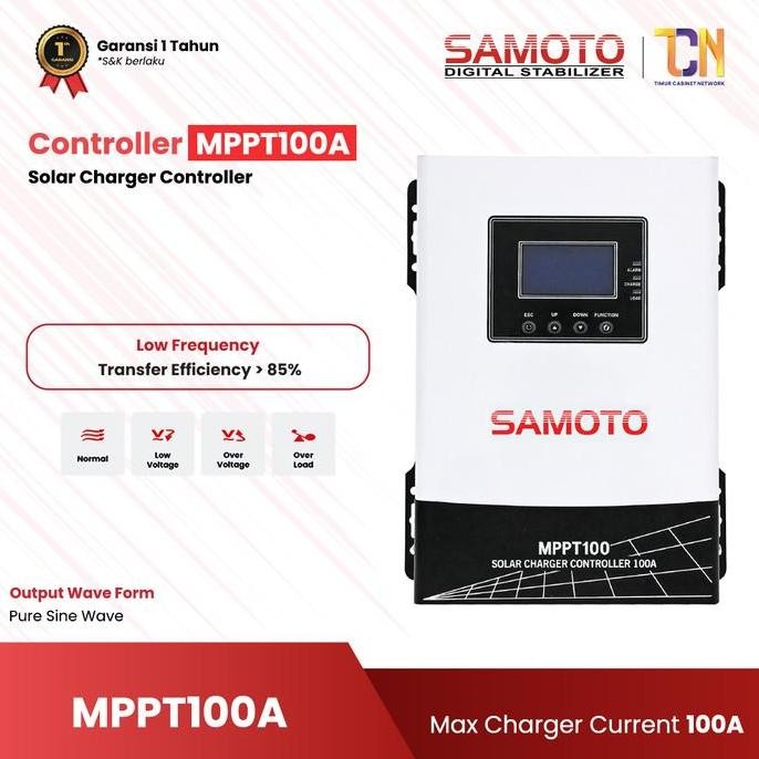 Jual SOLAR CHARGER CONTROLLER MPPT 100A /SAMOTO /TENAGA SURYA / SOLAR ...