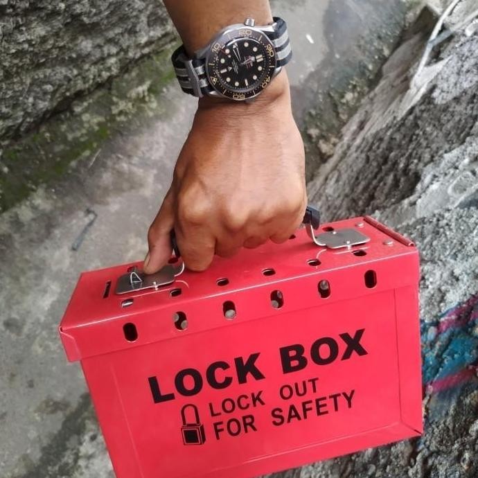 Jual LOTO Box for Lockout Tagout Lock Devices Storage | Shopee Indonesia