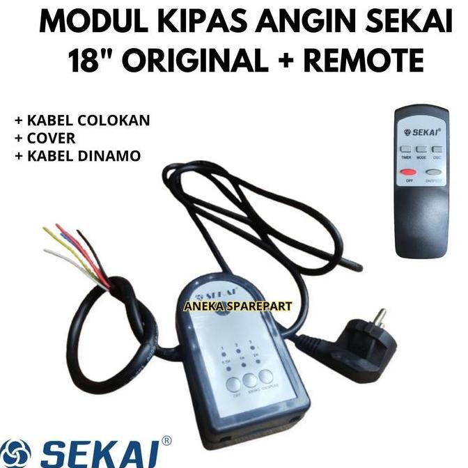 Jual MODUL KIPAS ANGIN SEKAI 18" DENGAN COVER DAN COLOKAN KABEL MURAH ...