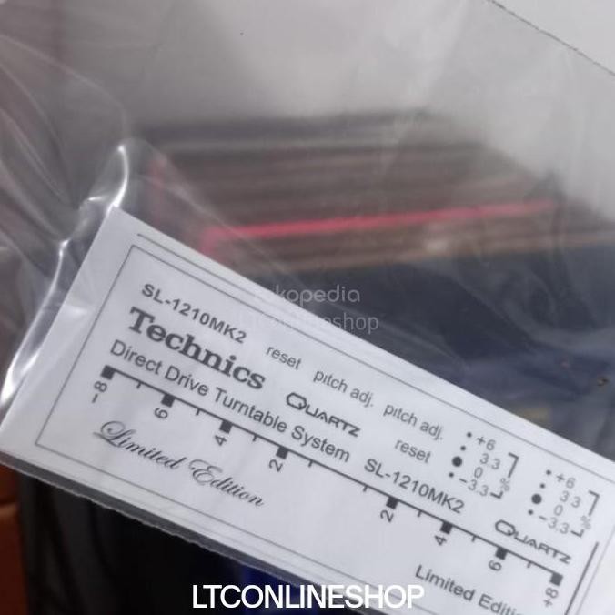 Jual CUTTING STICKER HURUF UNTUK TURNTABLE TECHNICS SL 1200 MK2 ...