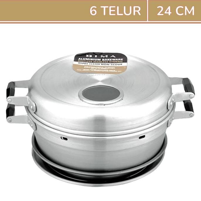 Jual TERMURAH - Baking Pan 24 CM BIMA Untuk 6 Telur Baking Pan Kompor ...
