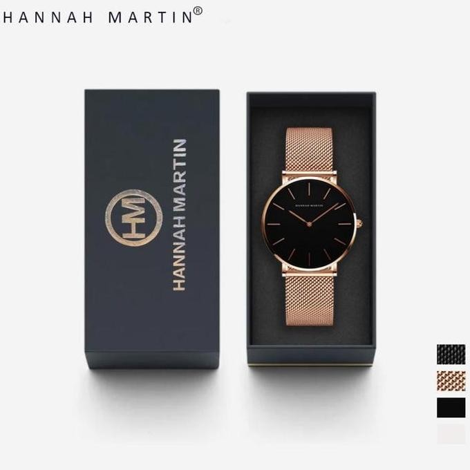 Jual Hannah Martin Jam Tangan Wanita Cb36W Business Elegant Woman Watch ...