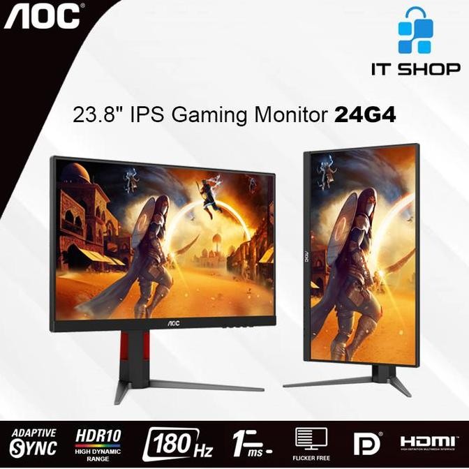 Jual AOC 24G4 AdaptiveSync Gaming Monitor 23.8 inch | Shopee Indonesia