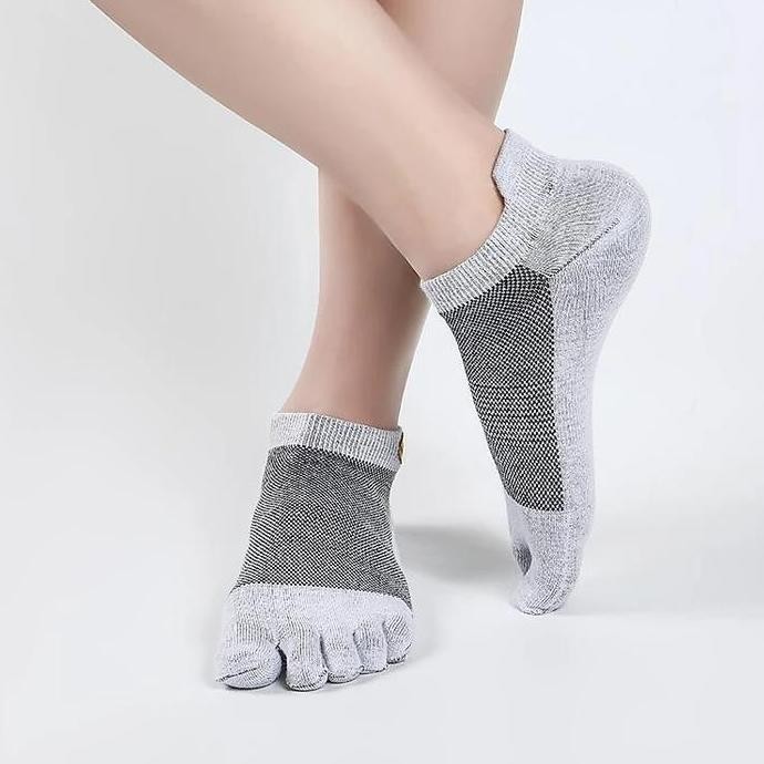 Jual Vibram Fivefingers Socks - No Show Pro Light Grey | Shopee Indonesia