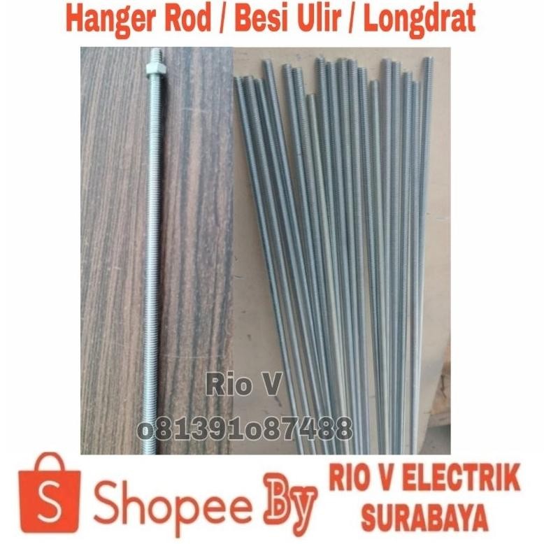 Jual Bisa Cod Longdrat M8 X 1 Meter As Drat / Stud Bolt / Besi Ulir ...