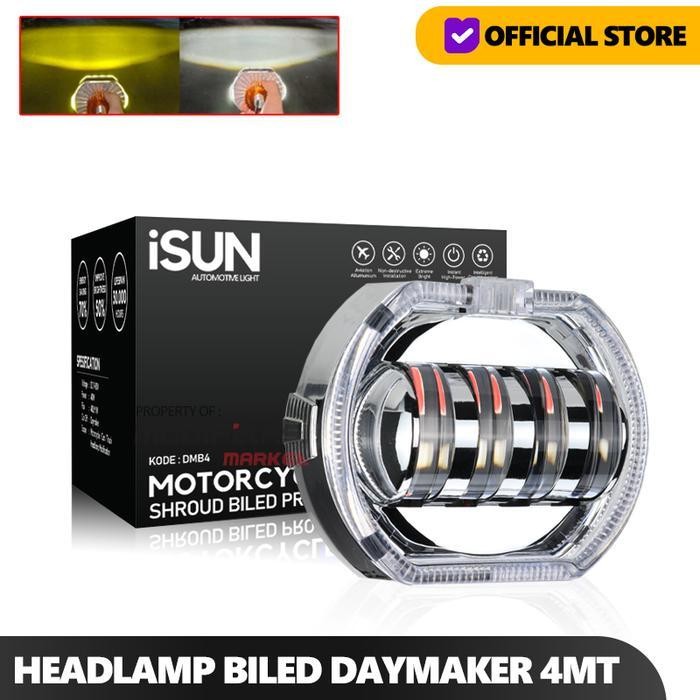 Jual Lampu Utama Led Daymaker Biled Projie Projector 4 Mata Lensa 8D 9 ...