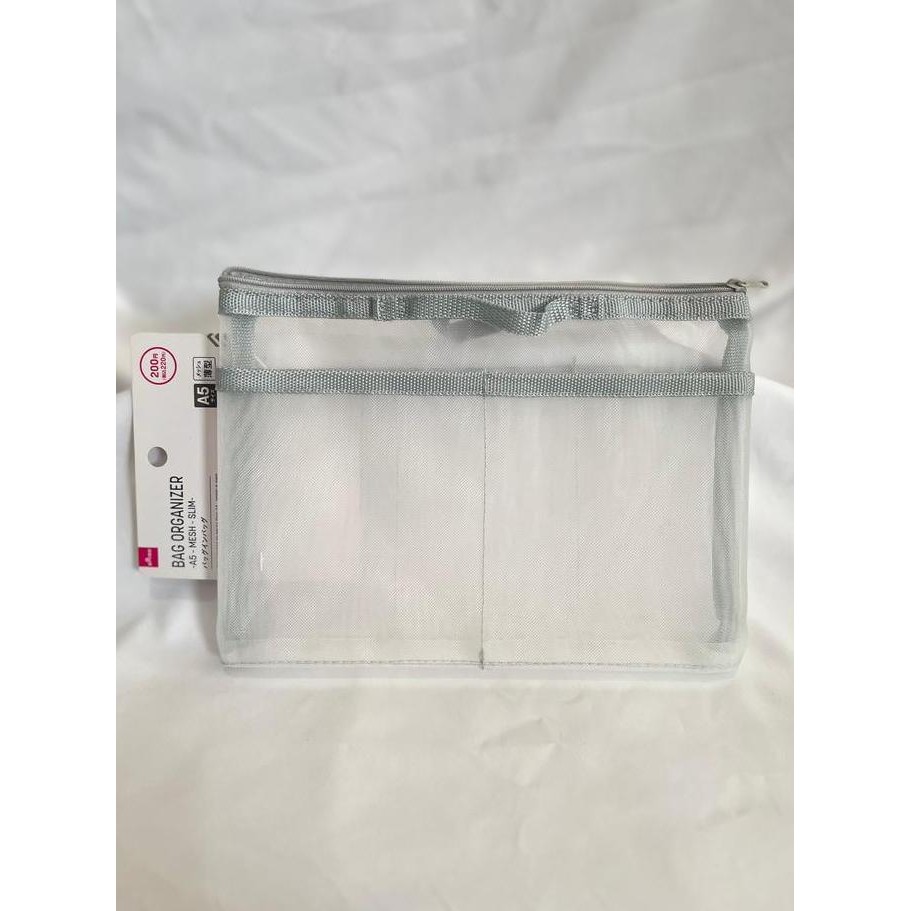 Jual READY Daiso Bag Organizer A5 MESH SLIM Original Japan / Organizer ...