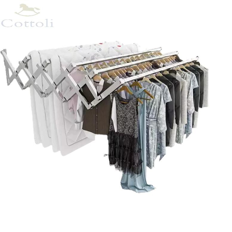 Jual Cottoli Jemuran Baju Tempel Dinding Jemuran Dinding Lipat ...