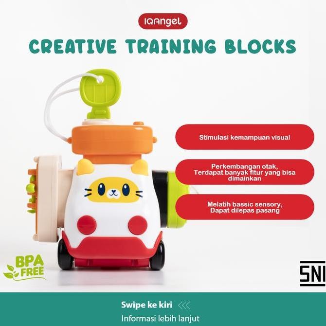 Jual IQ Angel - Creative Training Blocks Set A / Tactiles Sensory Play ...