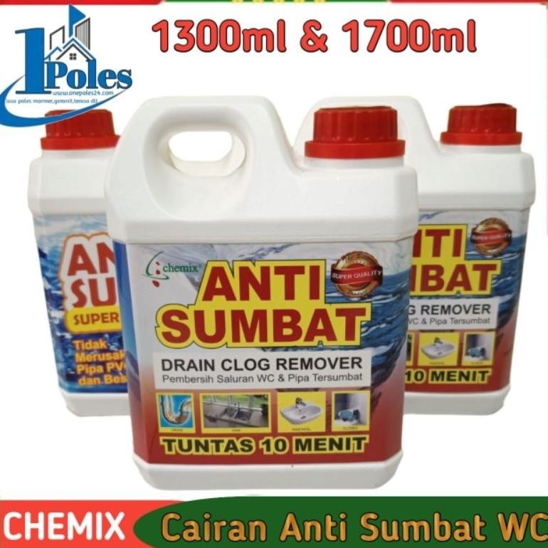 Jual CHEMIX Cairan Anti Sumbat WC Closet Air 1700 ml | Shopee Indonesia