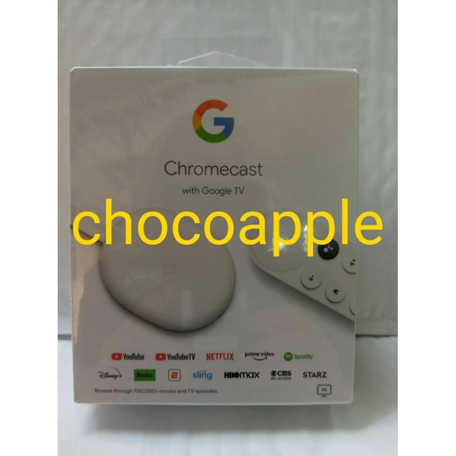 Jual Ready Google Chromecast / Chrome Cast 4 With Google Tv 4K Media ...