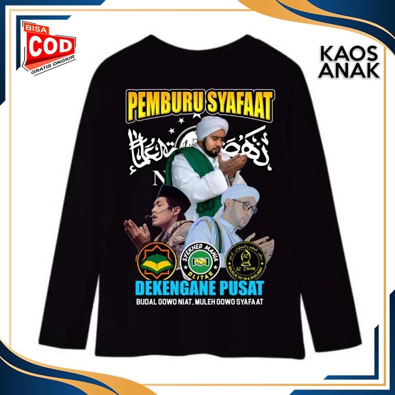 Jual Produk Baru KAOS SHOLAWAT ANAK PANJANG PEMBURU SYAFAAT SYEKHER ...