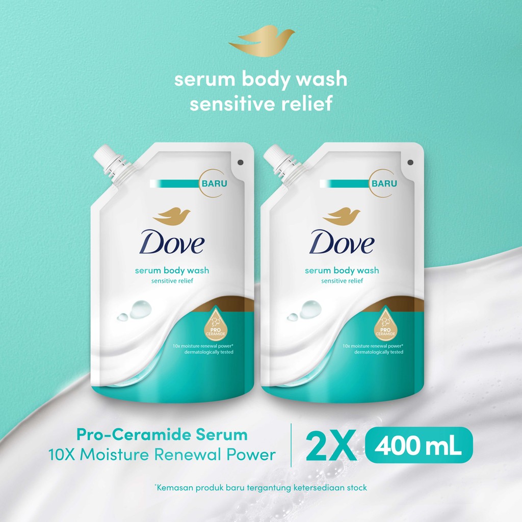 Jual Dove Serum Body Wash Pro-Ceramide - Sensitive Relief 400ml ...