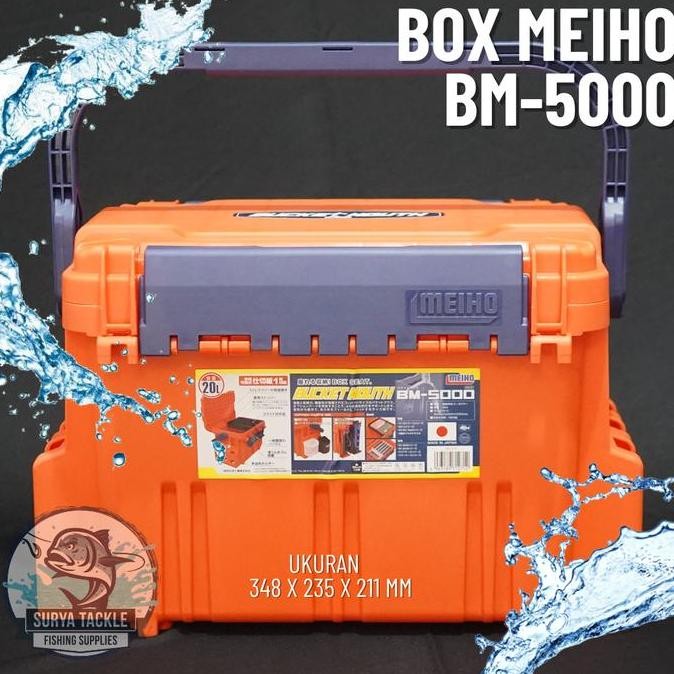Jual HARGA DISC - Meiho Bucket Mouth BM-5000 Tackle Box / Kotak Alat ...