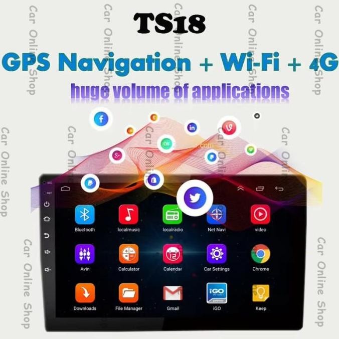 Jual HEAD UNIT ANDROID TS18 9 INCH RAM 4/64 RAM 6/128 2K QLED TOUCH ...
