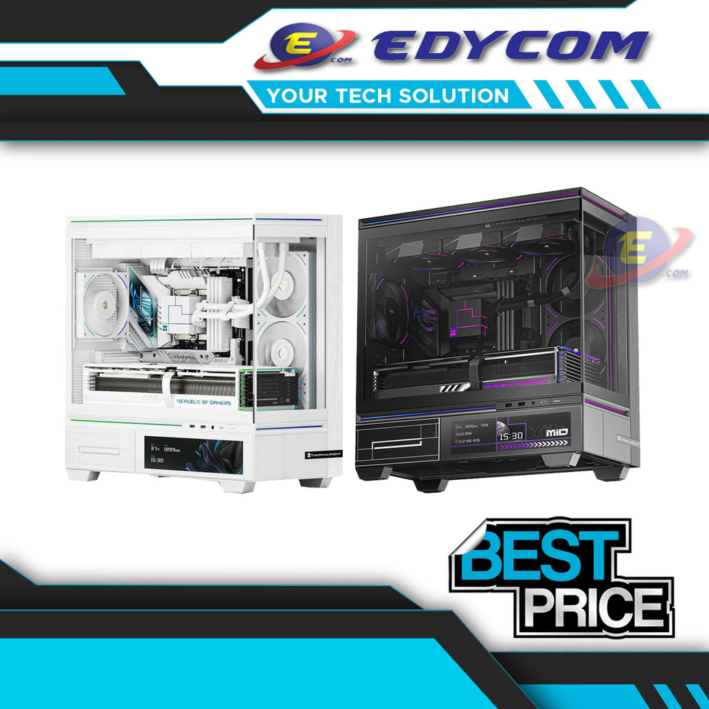 Jual THERMALRIGHT TL-M10 Vision w/ 9.16" LCD Display Micro ATX Tempered ...