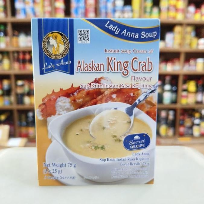 Jual Lady Anna Soup Cream of Alaskan King Crab Flavour/ Sup Krim Instan ...
