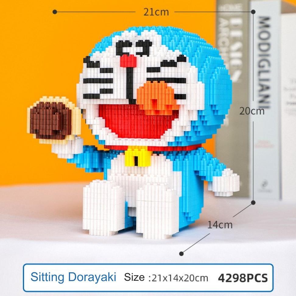 Jual Mainan Nano Blo Doraemon Dorayaki 8807 Medium S Edukasi Mainan ...