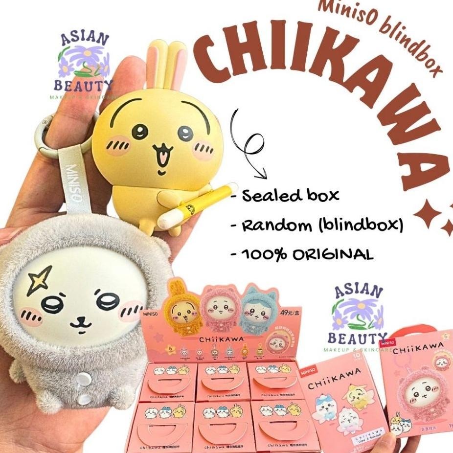 Jual Random And Selected Miniso Blindbox Chiikawa Pajamas Change Face ...