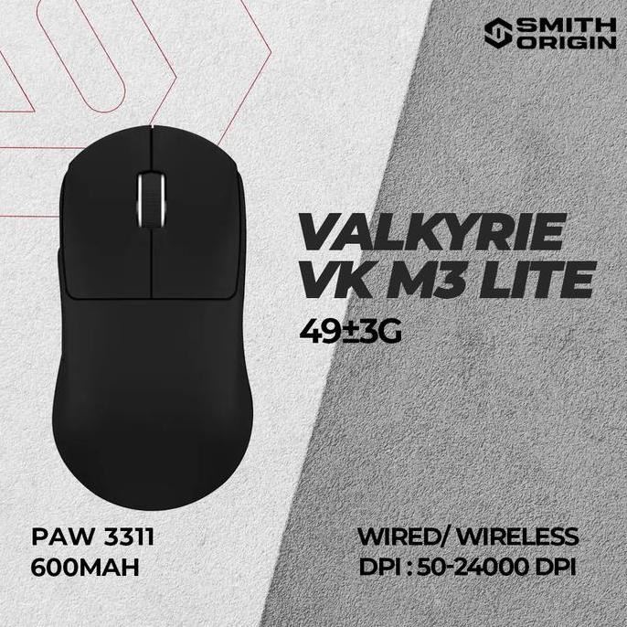 Jual VALKYRIE VK M3 Lite Tri Mode Wireless Gaming Mouse | Shopee Indonesia